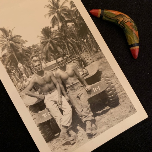 Jewelry | Wwii Native Hand Carved Boomerang Pin Australia | Poshmark